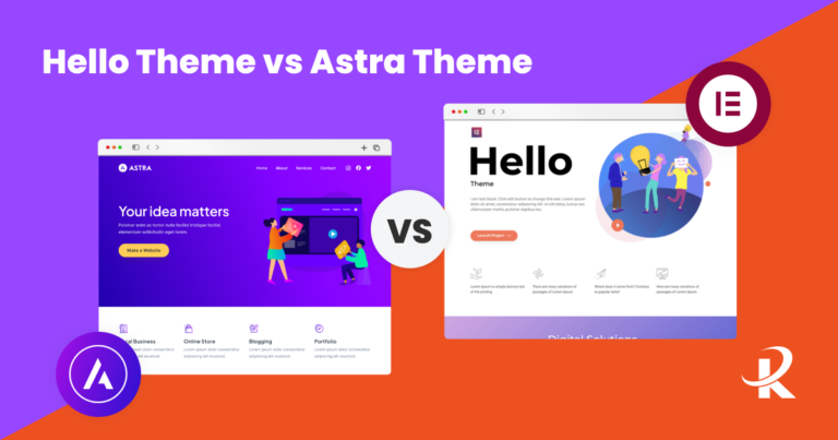 Comparing the Elementor Hello and Astra Theme. Which One?